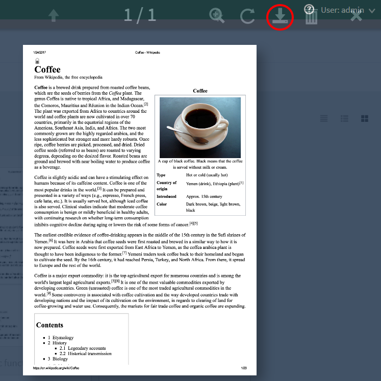 Advanced archiving options and features